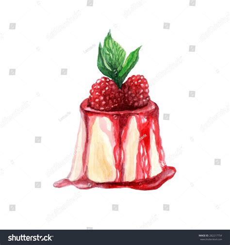 Vector Watercolor Dessert Can Be Used Stock Vector Royalty Free