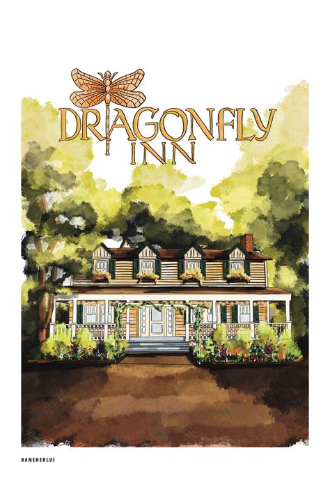 High Quality Dragonfly Inn Gilmore Girls Poster Fanart Etsy