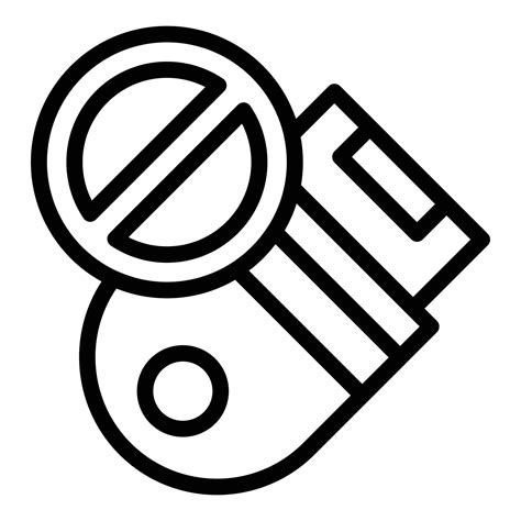 Safety Usb Flash Icon Outline Vector Data Secure 15101829 Vector Art At Vecteezy