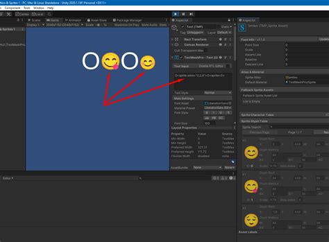 is possible to insert animated sprites in textmeshpro unity engine unity discussions