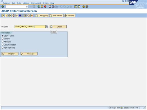 Simple Steps To Create Table Control Without Wizard Module Pool