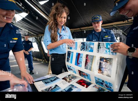 Homeland Security Secretary Kristi Noem Tours Us Coast Guard Cutter