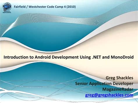 Ppt Introduction To Android Development Using Net And Monodroid Powerpoint Presentation Id