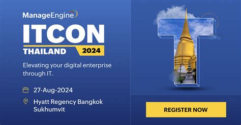 Manageengine Itcon Thailand 2024