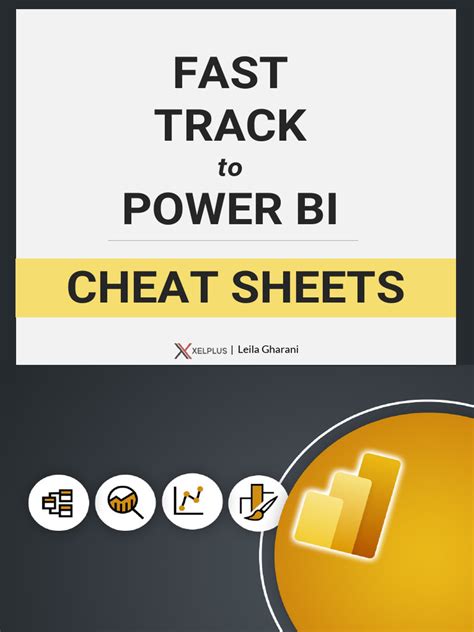 Power Bi Cheat Sheets Pdf Microsoft Sql Server Page Layout