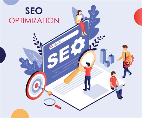 Search Engine Optimization Landing Page 662851 Vector Art At Vecteezy