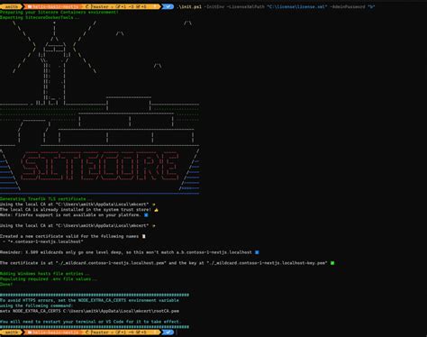 Setup Of Container Based Sitecore Helix NextJS App Assurex