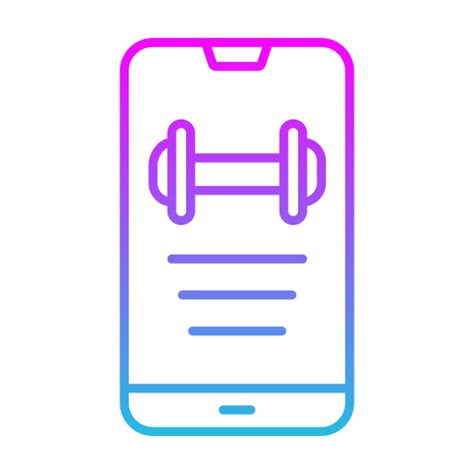 Application Generic Gradient Outline Icon Application Generic Gradient Outline Icon