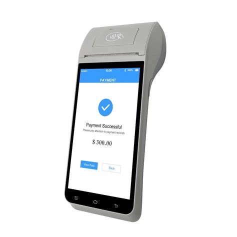 Android Handheld POS Terminal Gms NFC POS Mobile POS System With Ticketing Printer Z