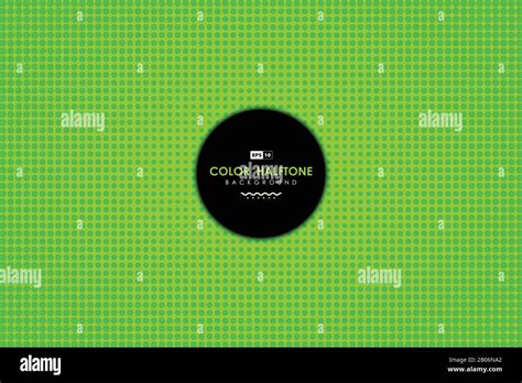 Green Dotted Line Abstract Background Stock Vector Images Alamy