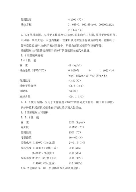 耐火材料技术标准 1 doc 考拉文库