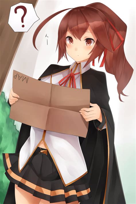 Safebooru 1girl Ahoge Arc System Works Blazblue Blush Brown Eyes