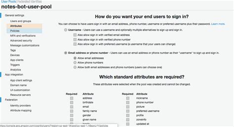 Using Custom Attributes In Amazon Cognito User Pool By Simran Kaur