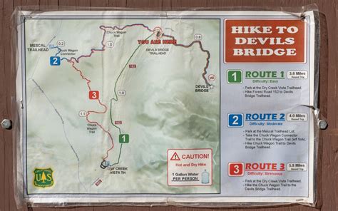 Devilsbridgetrailmapsedonaarizona The Travel Mentor