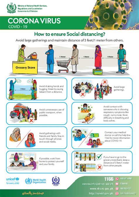 Document Covid 19 Social Distancing Flyer English Version
