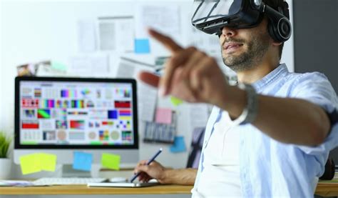 Premium Photo Young Male Software Programmer Testing A New App With