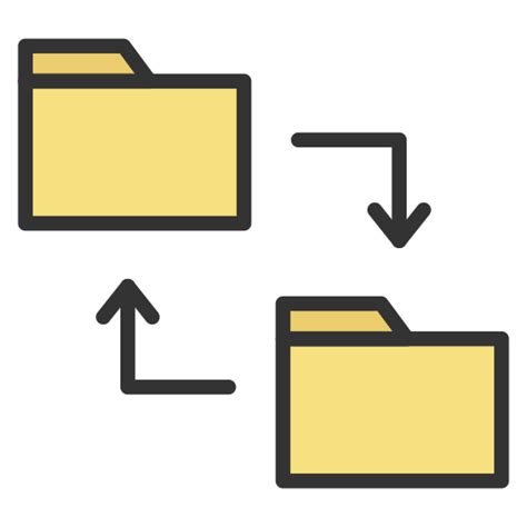 Data Transfer Generic Outline Color Icon