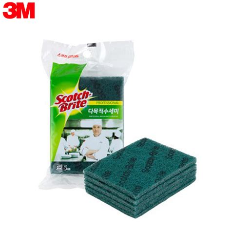 [3m] 다목적 수세미 Al173 소형 5매입 3m수세미 쑤세미 다용도 스카치브라이트 스카치수세미 Doti 갓생을 위한 올인원 스토어
