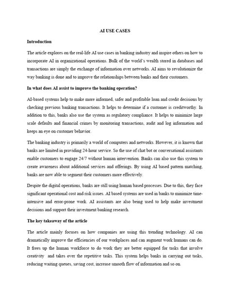 Ai Use Case Final Pdf