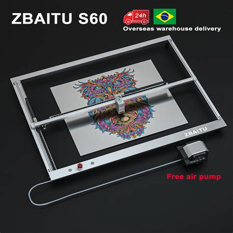 목공cnczbaitu S60 목재 조각기 커터 160w Co2 효과 레이저 기계 Diy용 조각 절단 목공 티몬