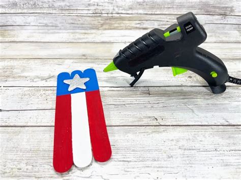 Popsicle Stick Firecracker Craft Single Girls Diy