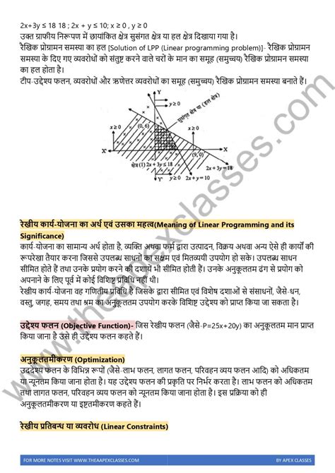 Class 12 Math Notes In Hindi Pdf Apex Classes