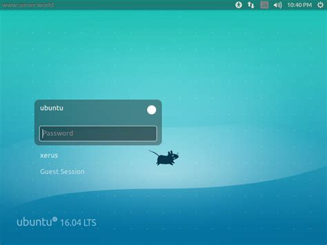 Ubuntu 1604 Lts Xfce Desktop Server World