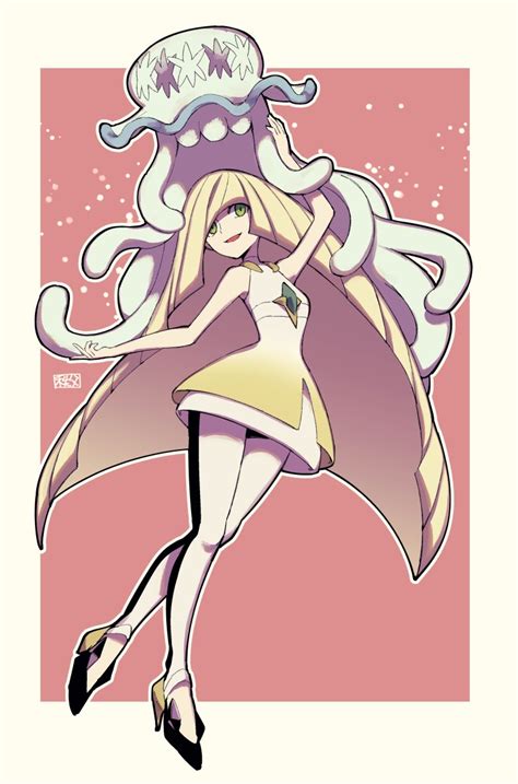 Lusamine And Nihilego Pokemon And More Drawn By Chichibu Watson Danbooru
