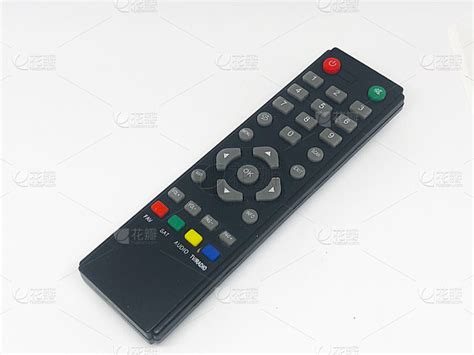 接收器电视遥控器白色背景