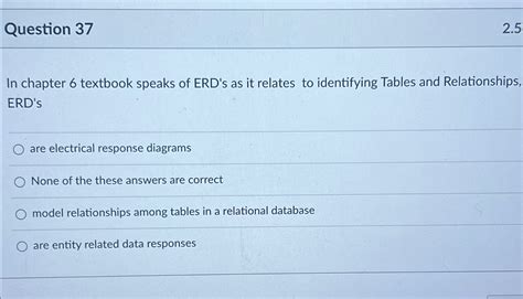 Solved Question 37in Chapter 6 ﻿textbook Speaks Of Erds As