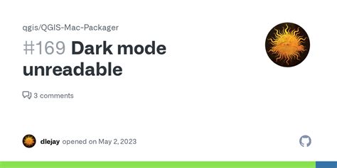 Dark Mode Unreadable · Issue 169 · Qgisqgis Mac Packager · Github