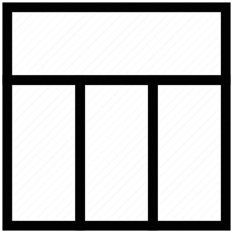 Layout Page Design Pattern Template Three Columns With Header Icon Download On Iconfinder