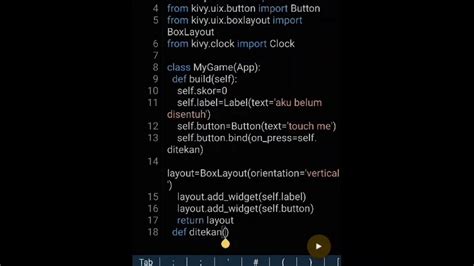 Bermain Dengan Pydroid Membuat Game Interaktif Sederhana Youtube