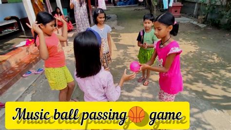 music ball passing 🏀 ball passing game🥎 ballgames vlog gameplay gamesvlog youtube
