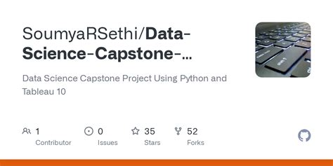 GitHub SoumyaRSethi Data Science Capstone Healthcare Data Science