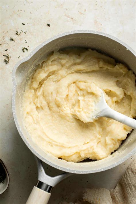 Parsnip Puree Ahead Of Thyme