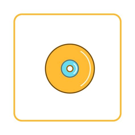 Premium Vector Disk Icon In Simple Style On White Background Device
