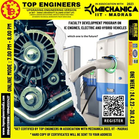 Faculty Development Program On IC Engines Electric And Hybrid Vehicles