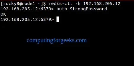 Redis On Rocky Linux 9 Installation Setup Guide ComputingForGeeks