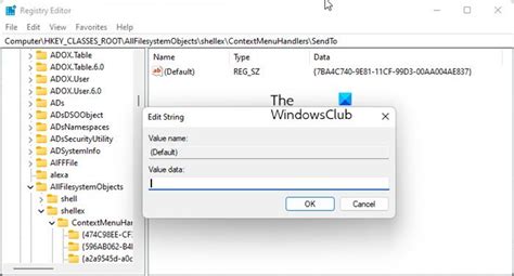 edit remove or add items to send to menu in windows 11