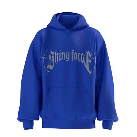 Shiny Force Darkness Blue Rhinestone Sweatshirt