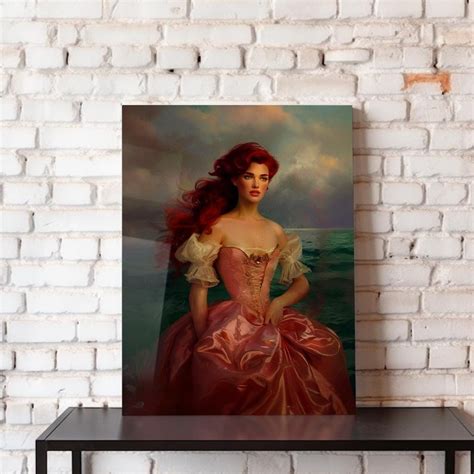 The Babe Mermaid Metal Poster Princess Wall Art Mermaid Print 8x10 12x16 16x20 Etsy
