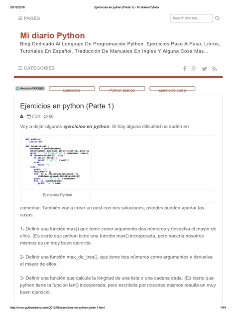 Ejerciciosenpythonparte1midiariop Pdf
