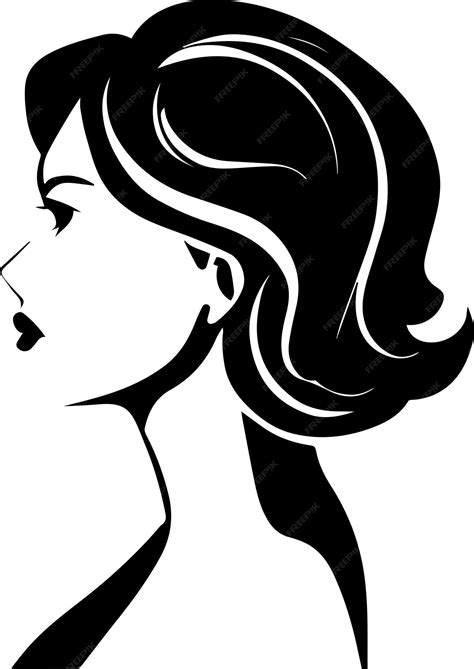 Premium Vector Women Profile Vector Silhouette Illustration 19