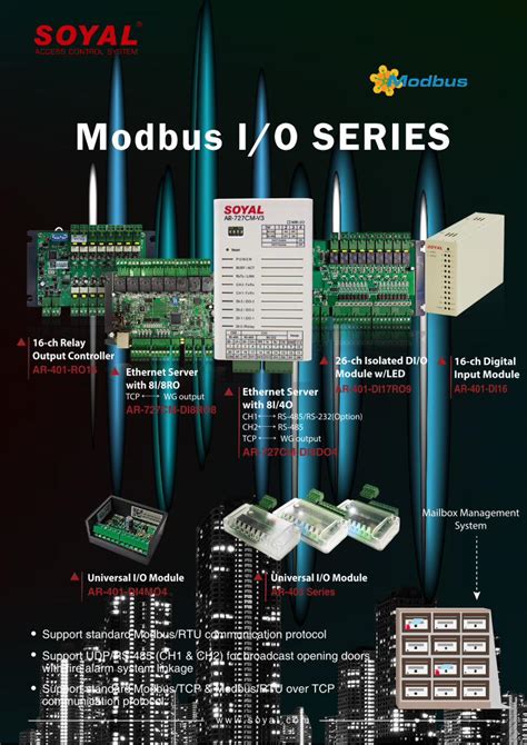 PDF Modbus I O SERIES Modbus I O SERIES Support Standard Modbus RTU Communication Protocol
