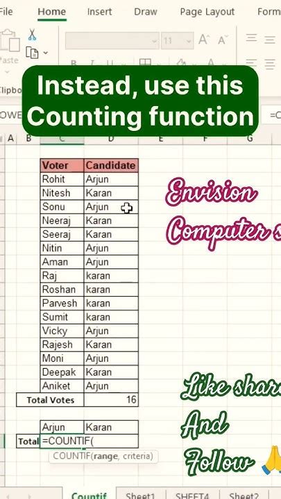 Excel Tips And Tricks Excel Tutorials Shorts Excelshorts