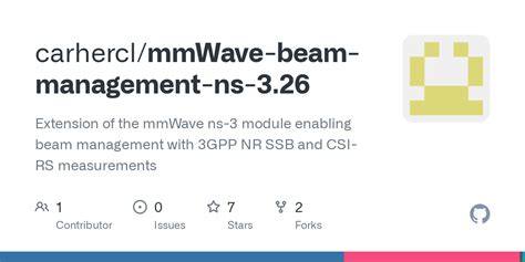 GitHub Carhercl MmWave Beam Management Ns Extension Of The MmWave Ns Module Enabling