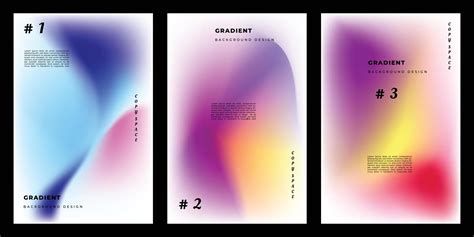Colorful Abstract Gradient Mesh Background Template Copy Space For Banner Poster Landing Page