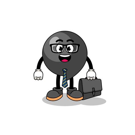 Comma Symbol Mascot As A Businessman 15009133 Vector Art At Vecteezy