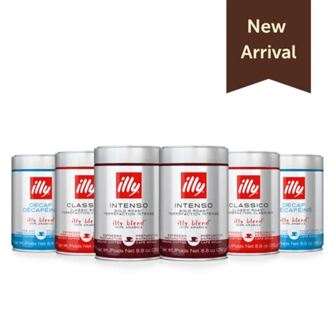 Set Of 6 Ground Espresso Coffee 250g Can Illy Malaysia